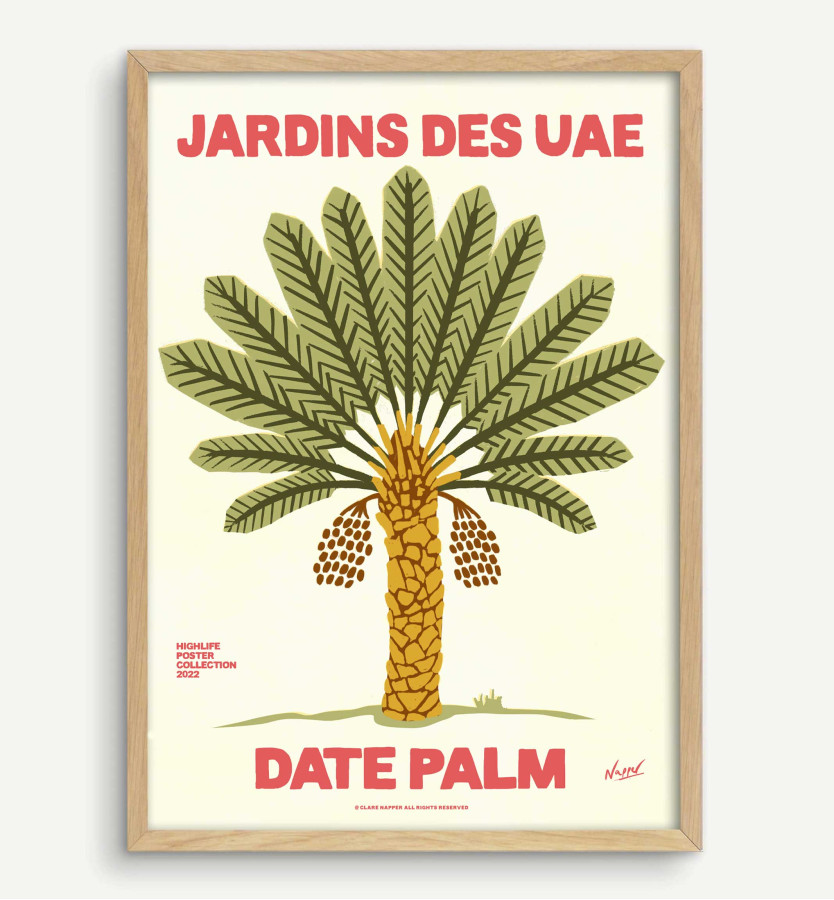 'Date Palm - White’